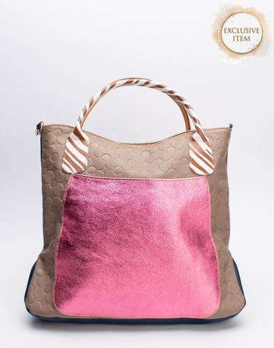 RRP€265 EBARRITO Leather Tote Bag Embossed Floral Pattern HANDMADE in ...