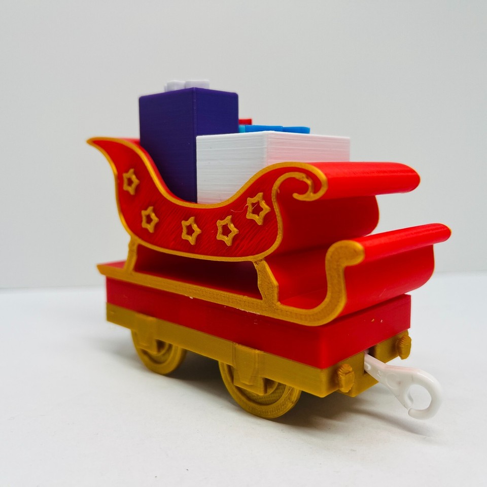 Thomas & Friends Trackmaster Christmas Train CUSTOM 3D PRINTED Santa ...