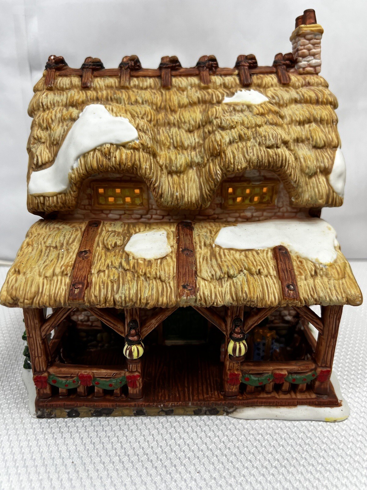 SANTA'S WORKBENCH COLLECTION Victorian Series Thatcher's Cottage Lights ...