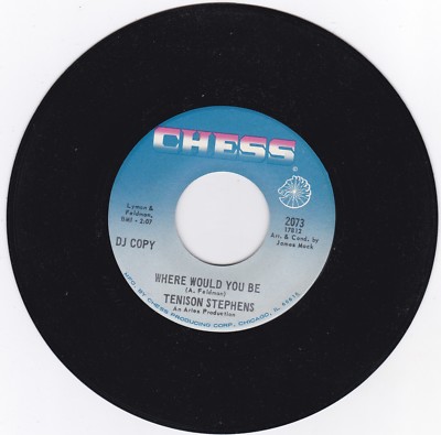 NORTHERN SOUL 45RPM - TENISON STEPHENS ON CHESS - RARE! BEAUTIFUL COPY ...