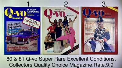 Rare Vintage Q-Vo Lowrider Magazine READ Description Bf/Purchase. Rate9 ...