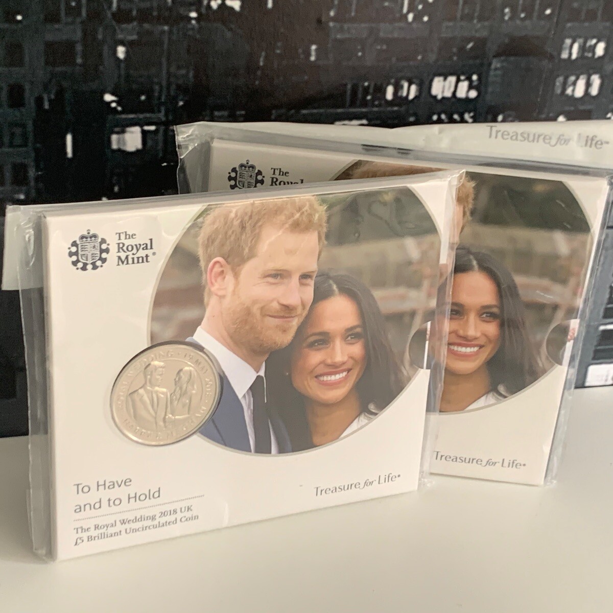 Prince Harry Meghan Markle Wedding Coin 2018 £5 Brilliant Royal Mint ...