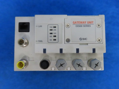 SMC GATEWAY UNIT EX500 SERIES EX500-GEN1 24VDC CLASS2 250MA 64/64 1P20 ...