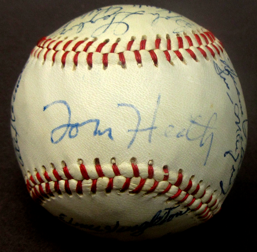 1950's unknown team PCL BASEBALL PLAYERS 17 signature autographed ...