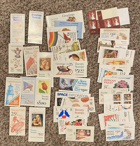 $140 Face Value Vintage Uncanceled US Stamps (booklets) | eBay