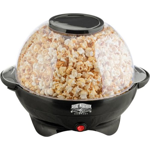Popcorn Machine - 800W Electric Pop Stir - 6-Quart Capacity Popcorn ...