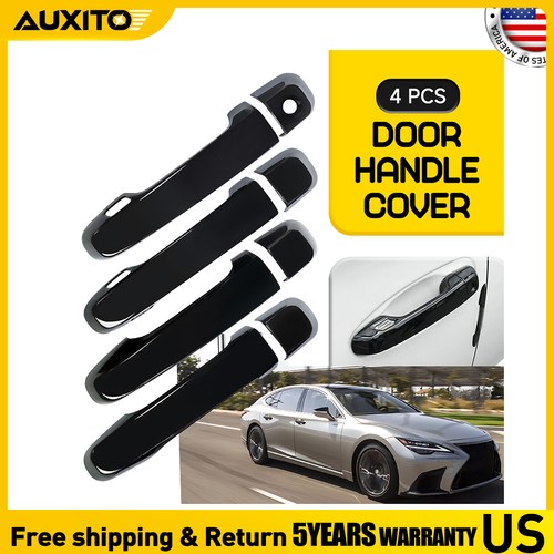 Gloss Black Exterior Door Handle Covers Set of 4 For Lexus GX460 2010 ...