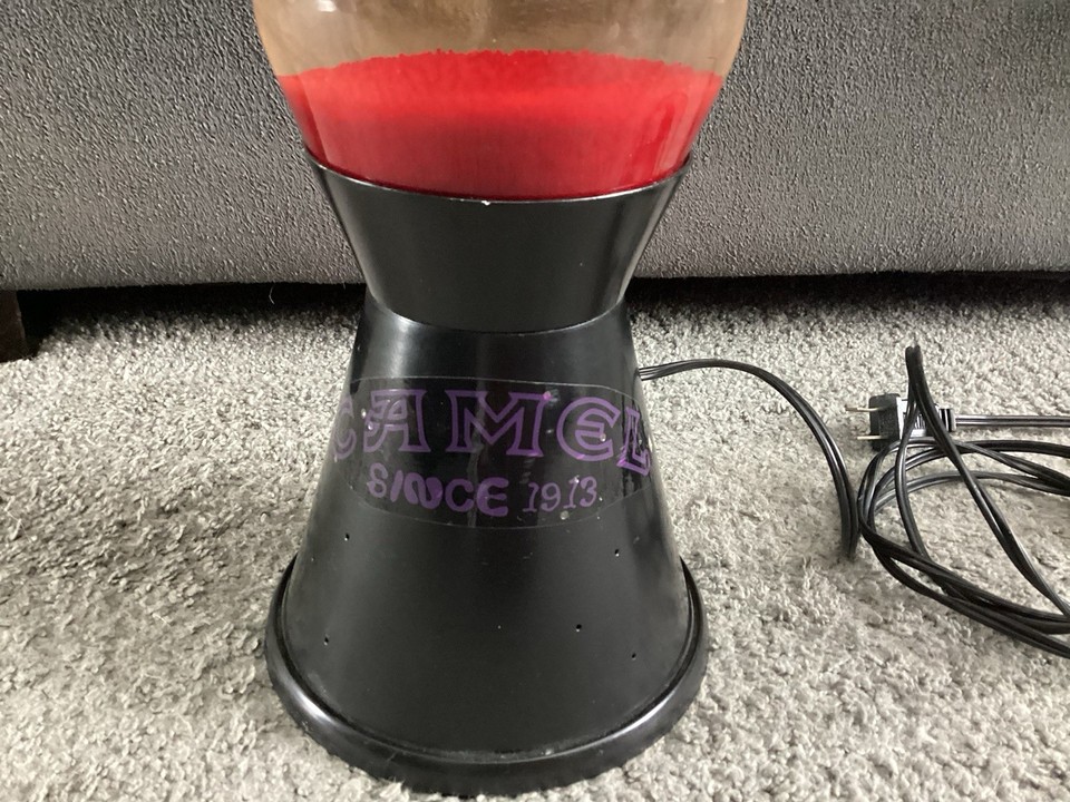 VTG Camel Lava Lamp Large 52 Oz 90s Red | eBay