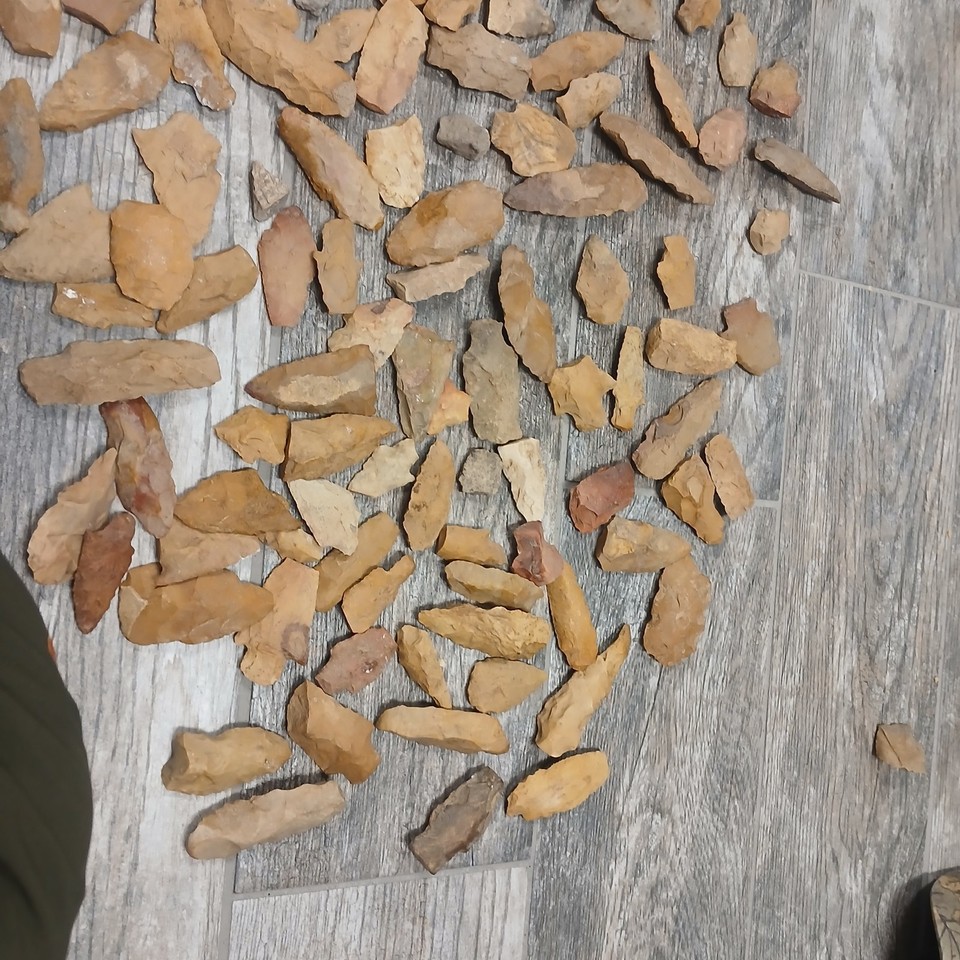 Arrowhead Lot of Some Whole MS. Delta and Broken Native American ...