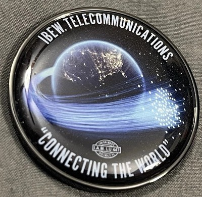 IBEW Challenge Coin Telecommunications Satellites Orbit Earth Connect ...