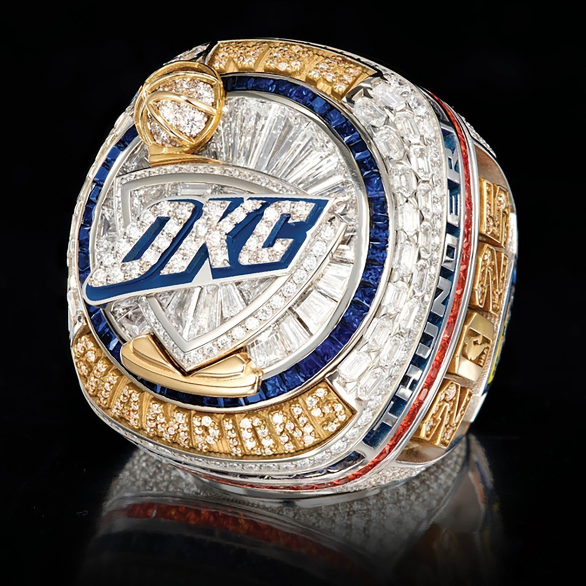 2025 OKC Thunder Alexander Ring with Trophy and Box | OKC Jewelry