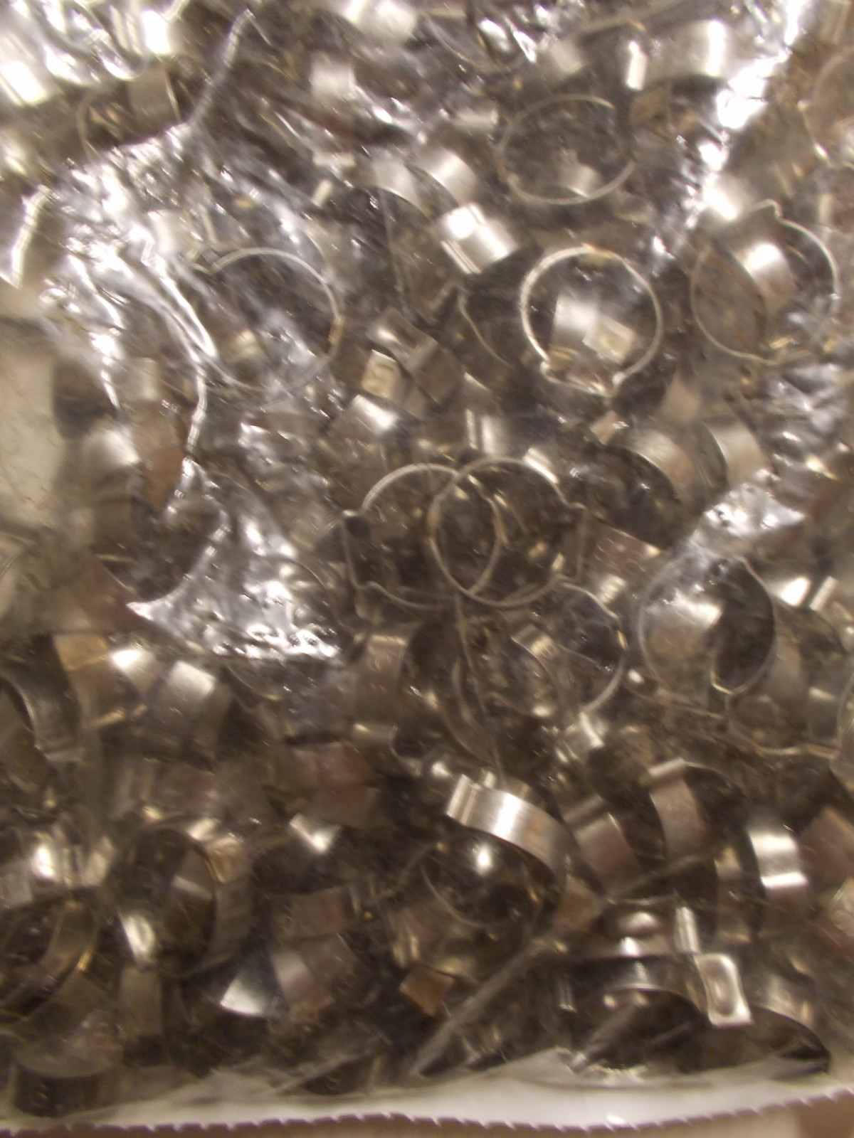 Bag/250 Tridon 3/4 Single Ear Pinch Clamps 304 Ss Stainless Steel ...