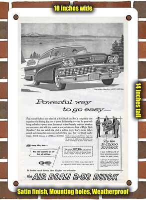 Metal Sign - 1958 Buick Century USA - 10x14 Inches | eBay