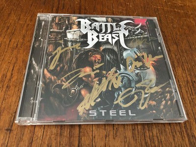 BATTLE BEAST Steel CD 2012 AUTOGRAPHED by All Band Members RARE ...