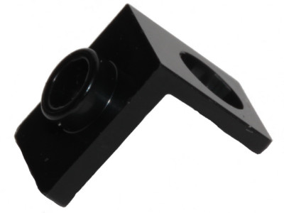 LEGO 28974 BLACK Minifigure Neck Bracket with Back Stud - Thick Back ...