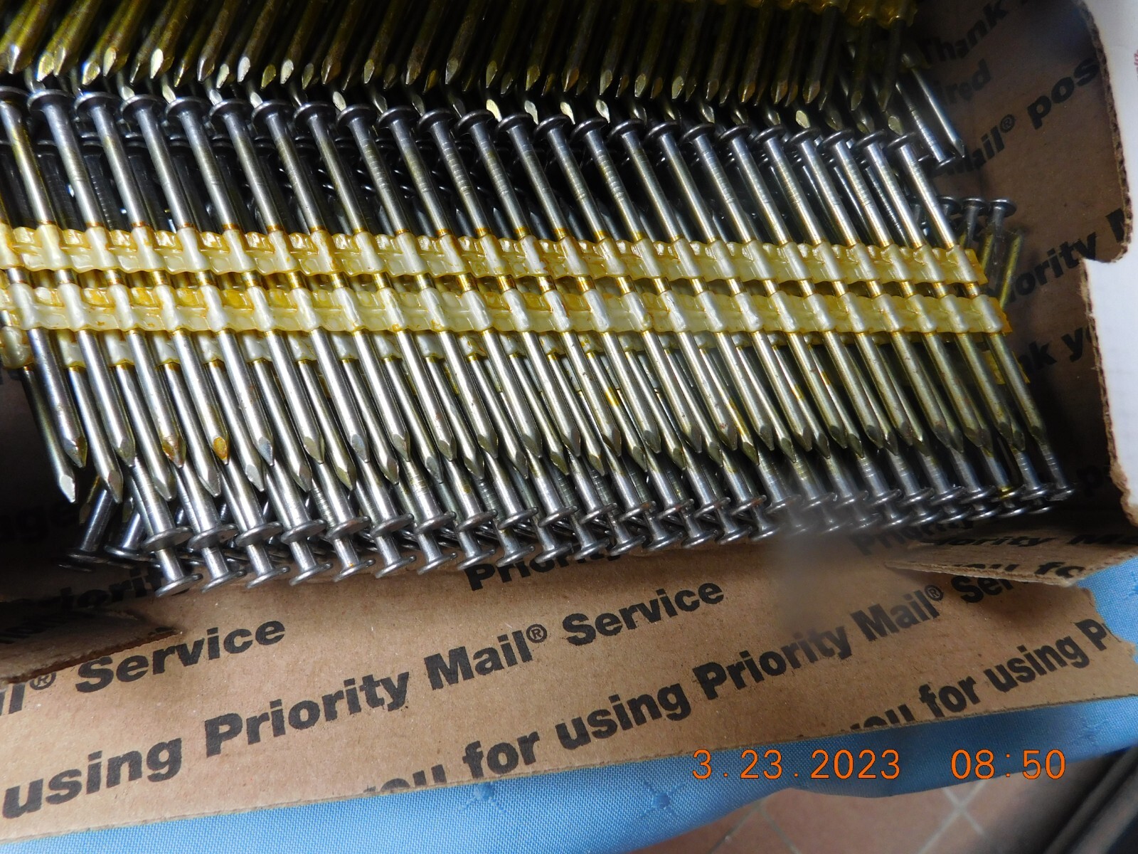 Grip Rite 2-3/8" x .113 8D Cooler Coated Smooth Nails - GR07 - 1200 ...