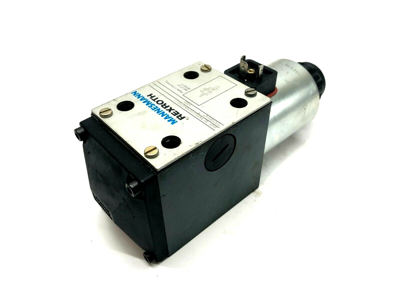 Mannesmann Rexroth 4WE 10 EB31/CG24N9Z45 Control Valve Hydronorma GZ63 ...