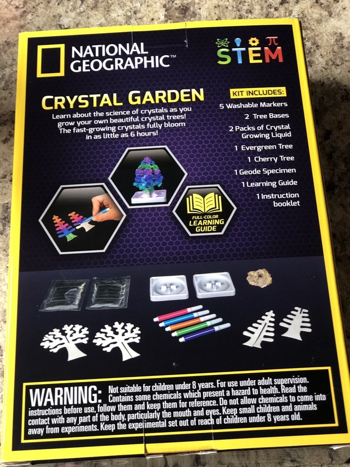 Crystal Garden Kit - National Geographic Free Shipping! | eBay