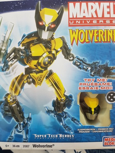 Marvel Wolverine Mega Bloks construction toy buildable figurine BNIB ...
