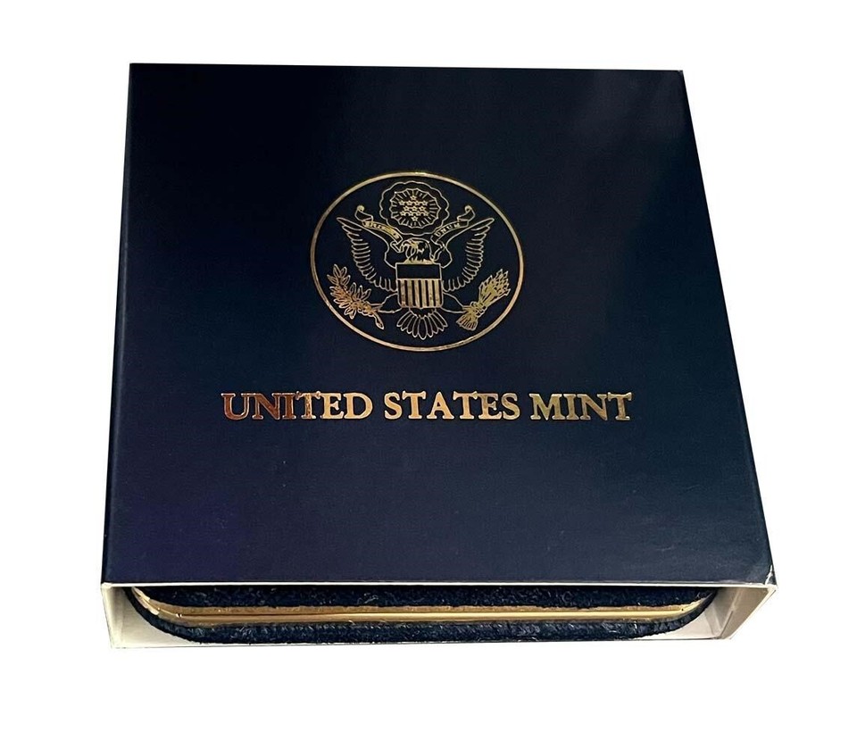 US Mint Display Box For 1 Oz Gold Buffalo Coin Clamshell Gift Case W ...