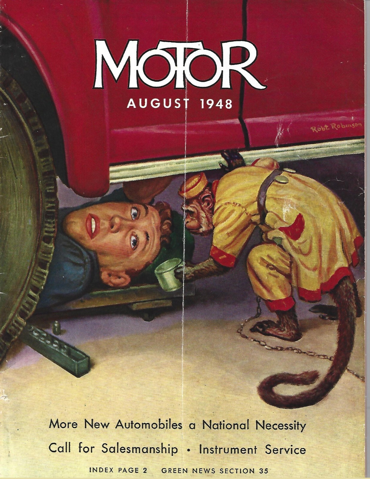 AUGUST 1948 MOTOR MAGAZINE CARS TOOLS PARTS HYDRA-MATIC TRANSMISSIONS ...