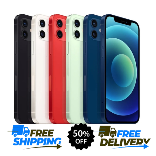 Apple iPhone 12 128GB 64GB Factory Unlocked Verizon ATT 5G Dual 12MP ...