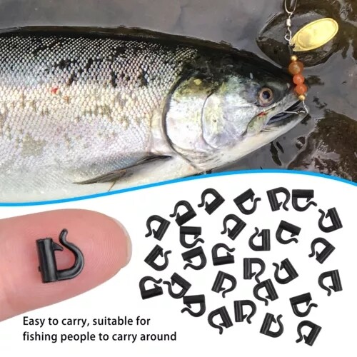 150x Fast Change Spinner Clevis Plastic Fishing Clevis Crawler Harness ...