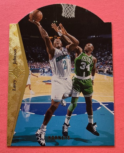 1994 #D42 Larry Johnson SP DIE-CUT Die Cuts NM-MT+ | eBay