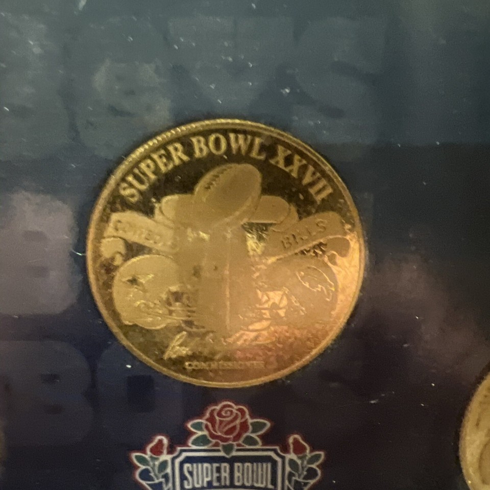 DANBURY MINT NFL Dallas Cowboys Super Bowls Flip Coin Set Of 5 Limited ...