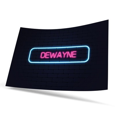 Poster A1 Neon Sign Design Dewayne Name #351846 | eBay UK
