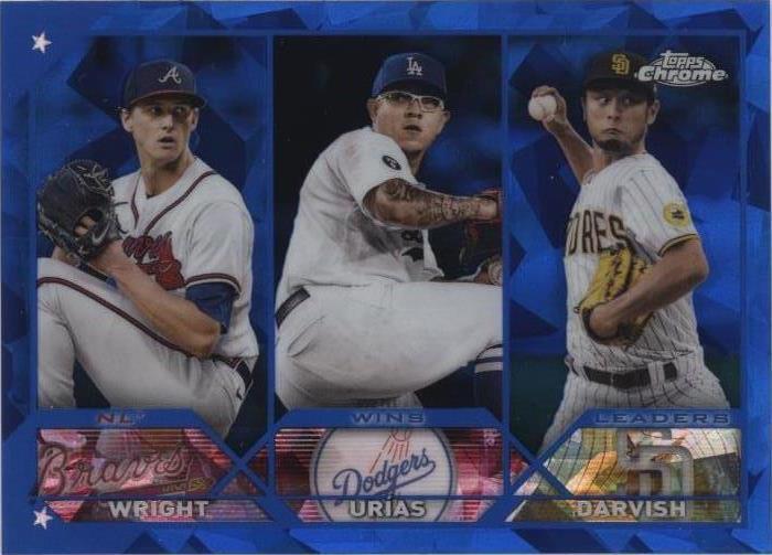 2023 Topps Chrome Sapphire Edition - League Leaders Yu Darvish, Julio ...