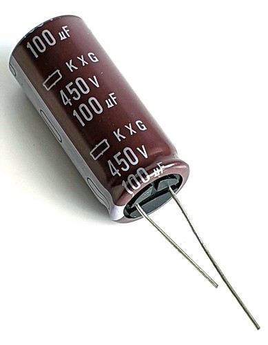 100uF, 450v, Chemicon (JAPAN) KXG, 105C Electrolytic Capacitor - ref ...