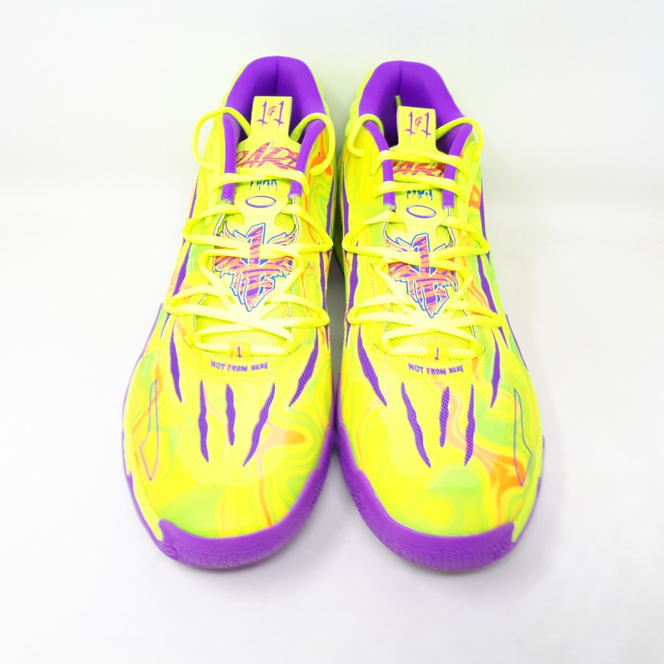 Puma LaMelo Ball MB.03 Spark Yellow Basketball Shoe Sneaker 379898 01 ...