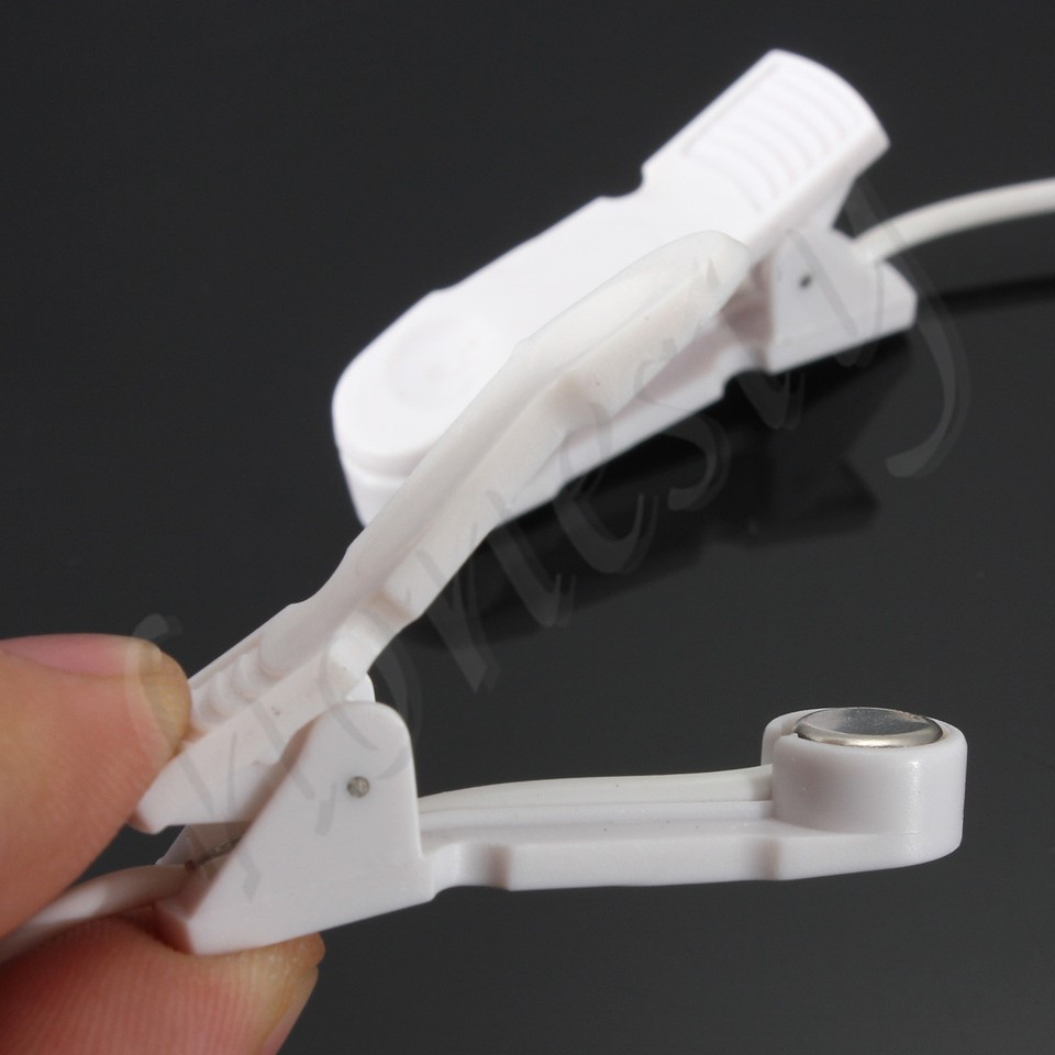 1 Pair Electrode Finger Clips Pads for Digital Tens Massager Machine ...