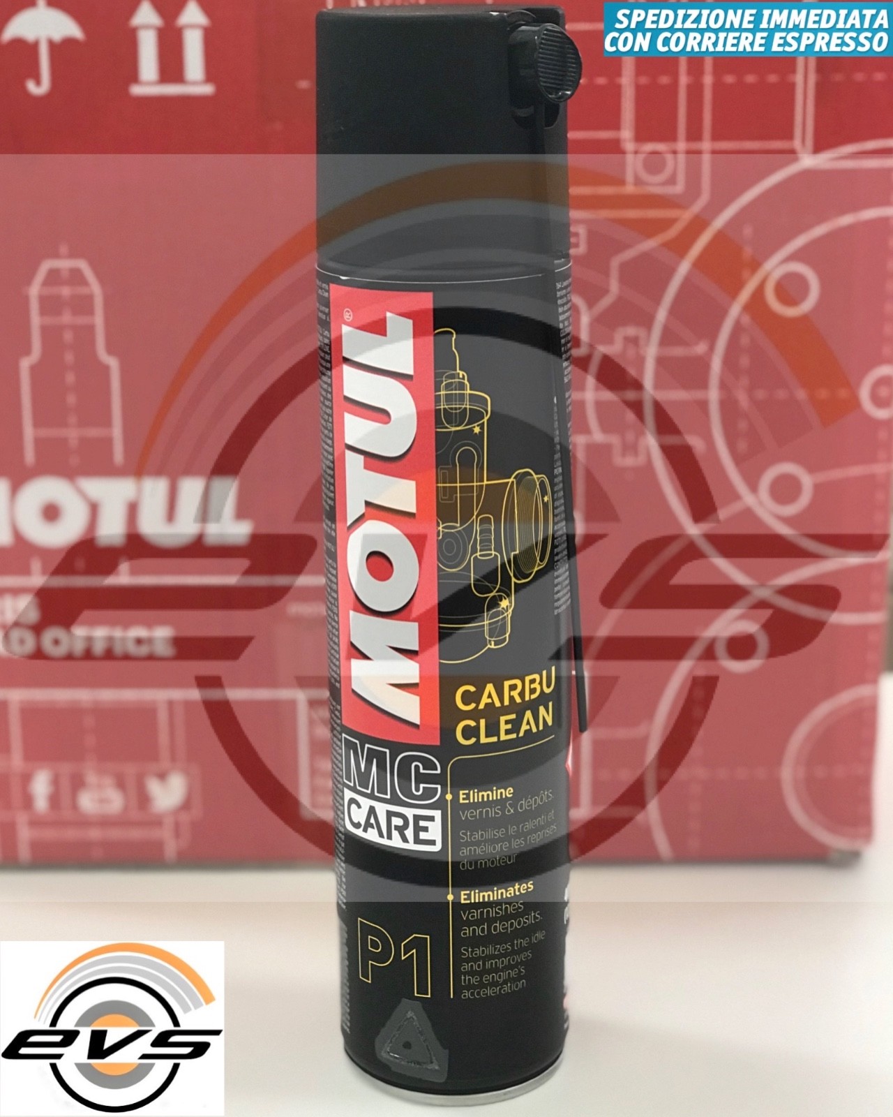Spray Pulizia Pulitore Carburatore Motul P1 Carbu Clean 400 ml | eBay