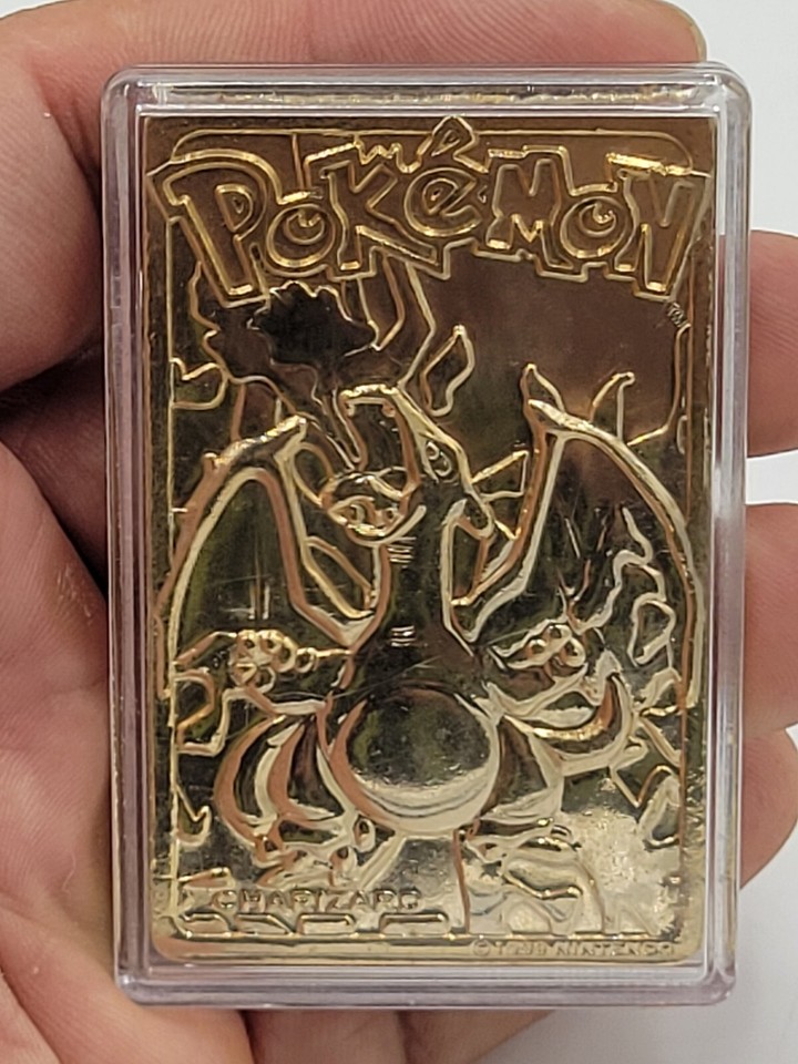 NINTENDO CHARIZARD LIMITED EDITION 23K GOLD PLATED TRADING CARD | eBay