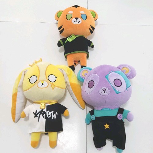 Krew District Its Funneh Plush (Lot Of 3) Draco Teddy Lunar Teddy Gold ...