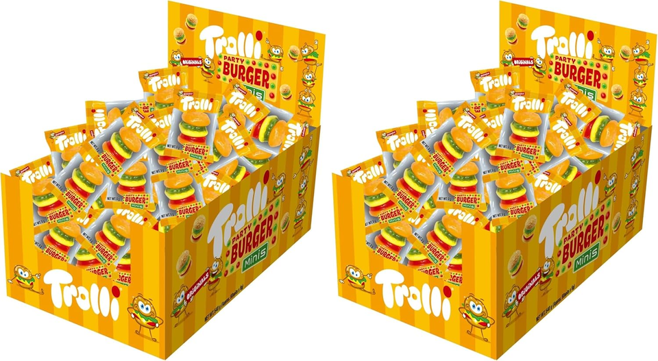 Mini Burger Gummi Candy Box 540 G – Fun & Flavourful Burger-Shaped ...