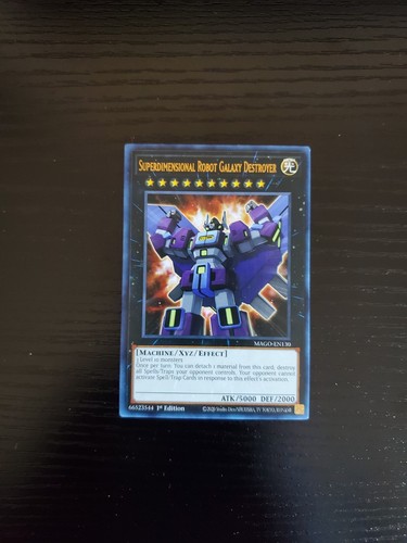 Superdimensional Robot Galaxy Destroyer - Yugioh Maximum Gold 1st ...