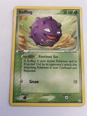 2004 Koffing Basic Pokémon card | eBay
