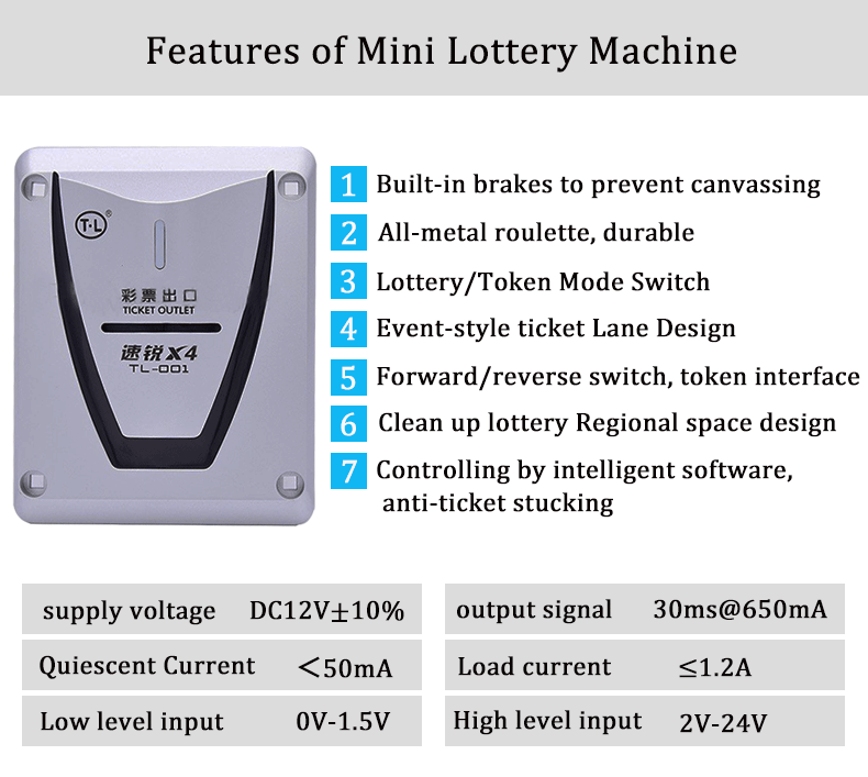 Automatic Raffle Redemption Ticket Printing Dispenser For Sale With ...