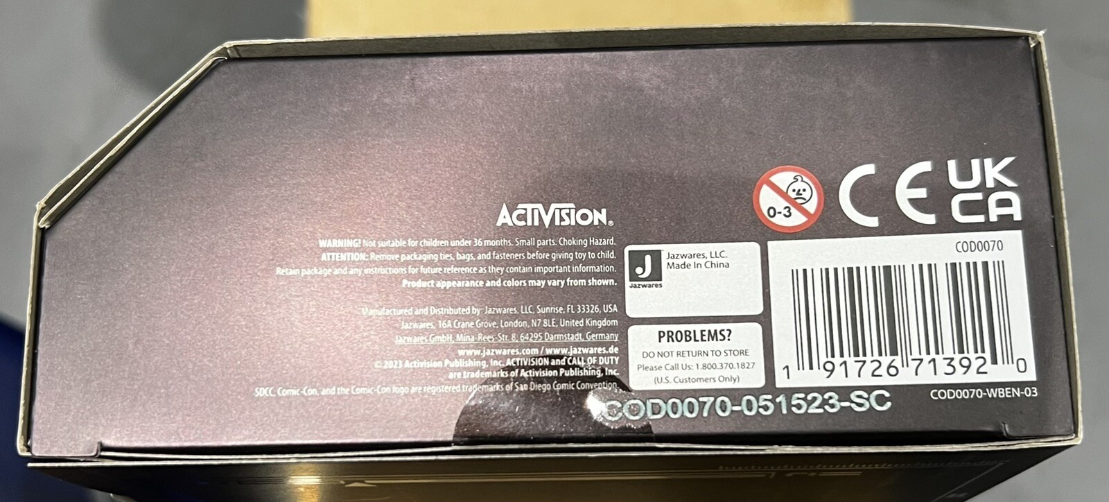 SDCC 2023 JAZWARES CALL OF DUTY GHOST "LAST BREATH" MODERN WARFARE ...