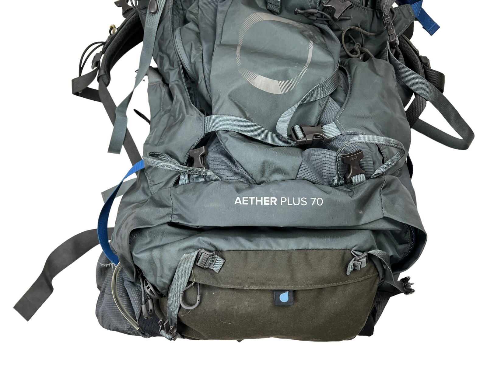 Osprey Aether Plus 70L Men's Backpacking Backpack Eclipse Grey Large | eBay