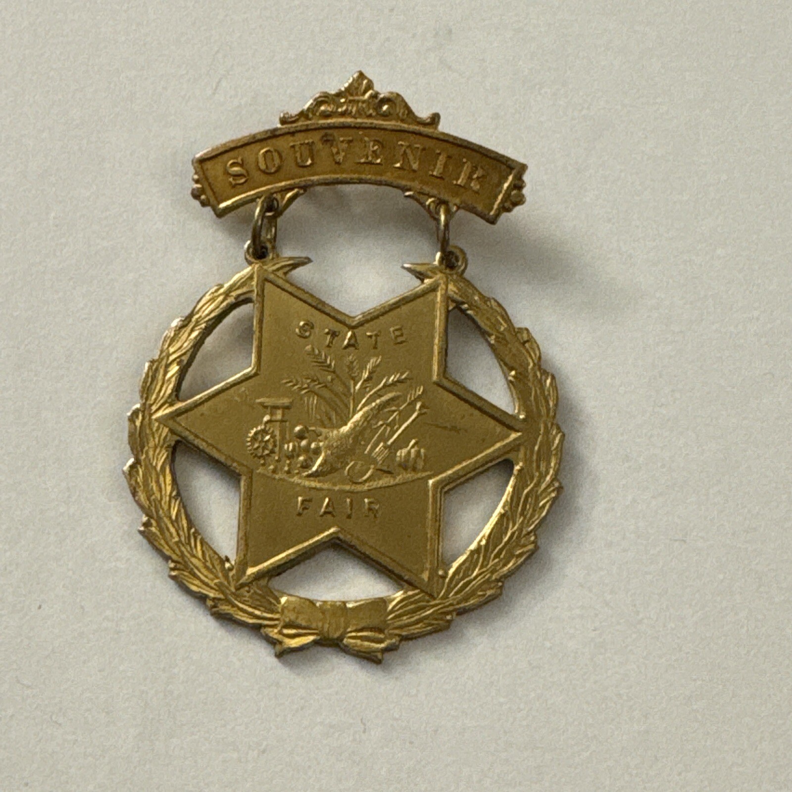 Vintage Souvenir Of State Fair Star Pin Pinback PB3B | eBay