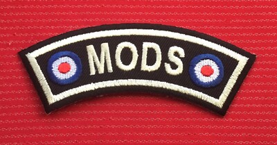 BRIGHTON MOD RAF TARGET VESPA SCOOTER PARKA LAMBRETTA IRON SEW ON PATCH ...