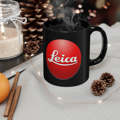 Leica Camera 11oz Coffee Tea Black Mug | eBay