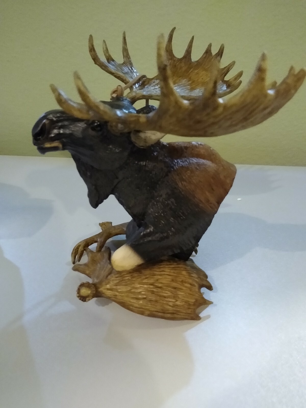 Buckhorn Pine Tree Topper Moose Figurine Or Christmas Tree Topper ...