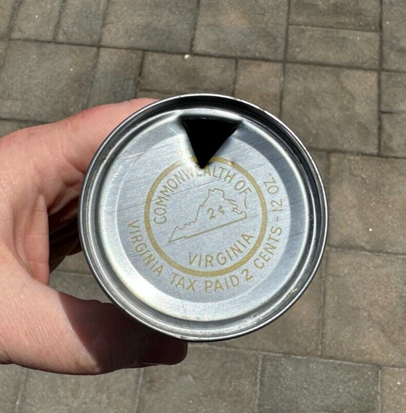 STUNNING DART PREMIUM PULL TOP BEER CAN BOTTOM OPEN VA TAX SUNSHINE ...