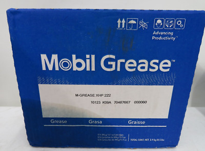 New 10 Pack Mobil Grease XHP 222 Blue 121928-01 (133771-2) JI LOC. CTR ...