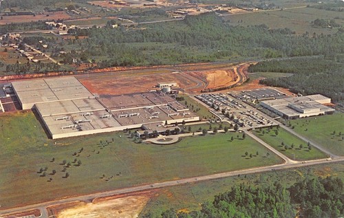 Greenwood SC~Parke Davis Surgical Dressings Plant~Birdseye Factory~1975 ...